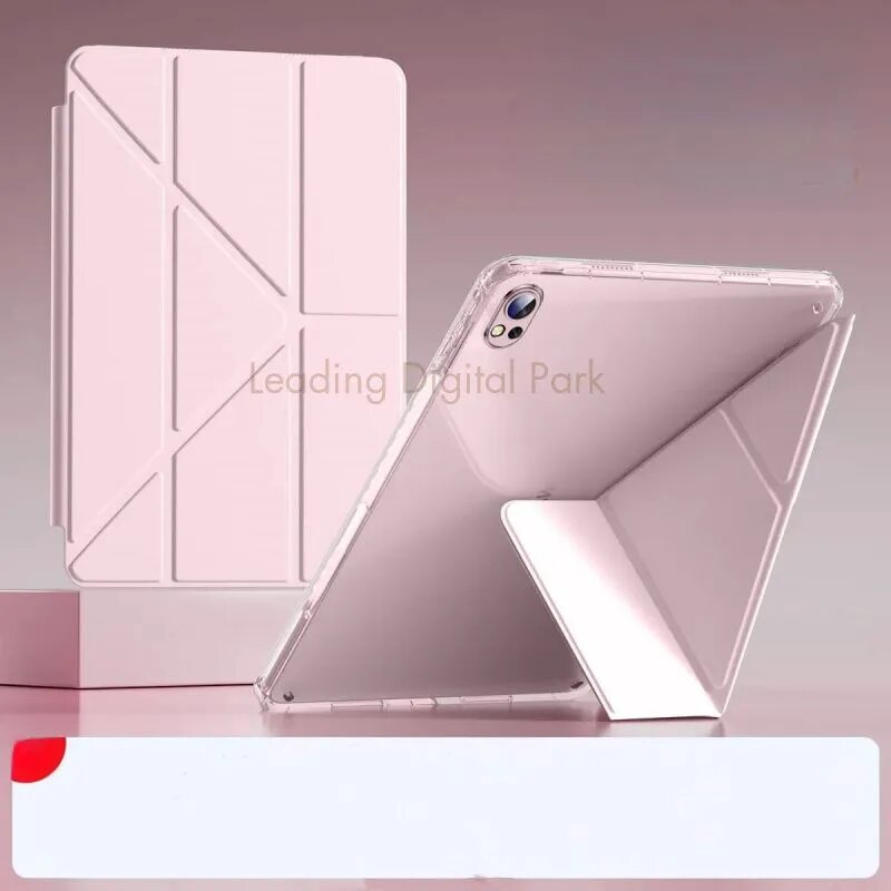 Применимо к Huawei Matepad 12X (12 дюймов PaperMatte 2024, Model: BKY-W09) Прозрачный Y-образный магнитный защитный чехол для планшета с гнездом для ручки