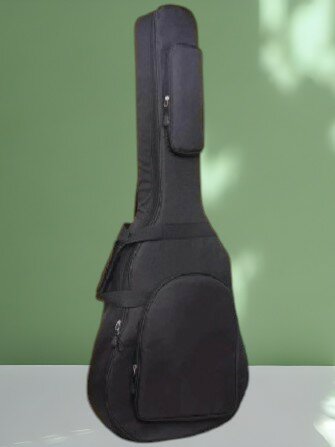 Чехол премиум класса для акустической гитары от 38 до 41 дюйма и гитары классической от 3/4 до 4/4. Чехол утепленный.