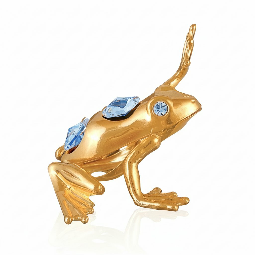 Фигурка Лягушка нов. A6390 Crystal Temptations, Металл, кристалл