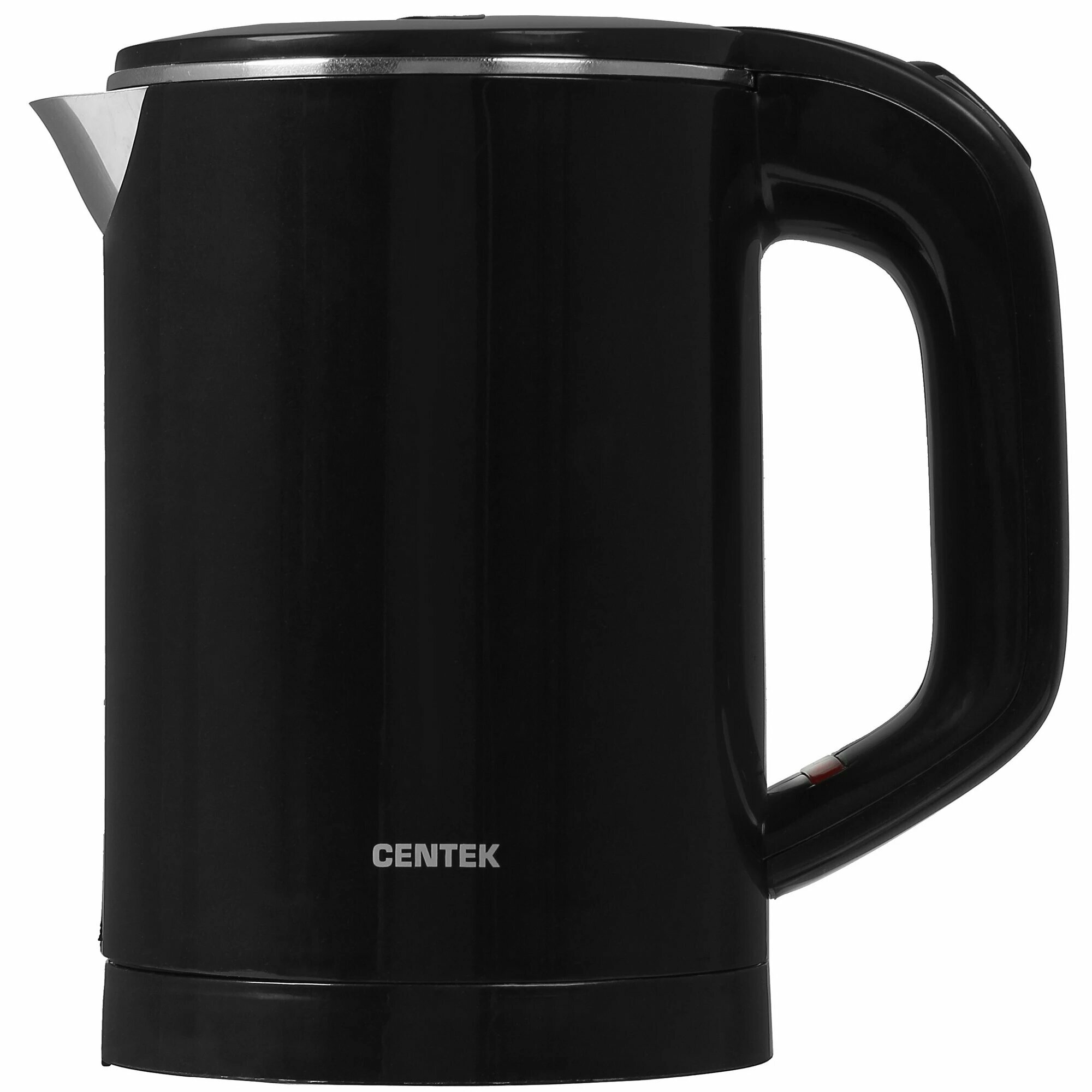 Электрочайник Centek CT-0006, черный, скрытый нагревательный элемент, 1100Вт, 0,6л