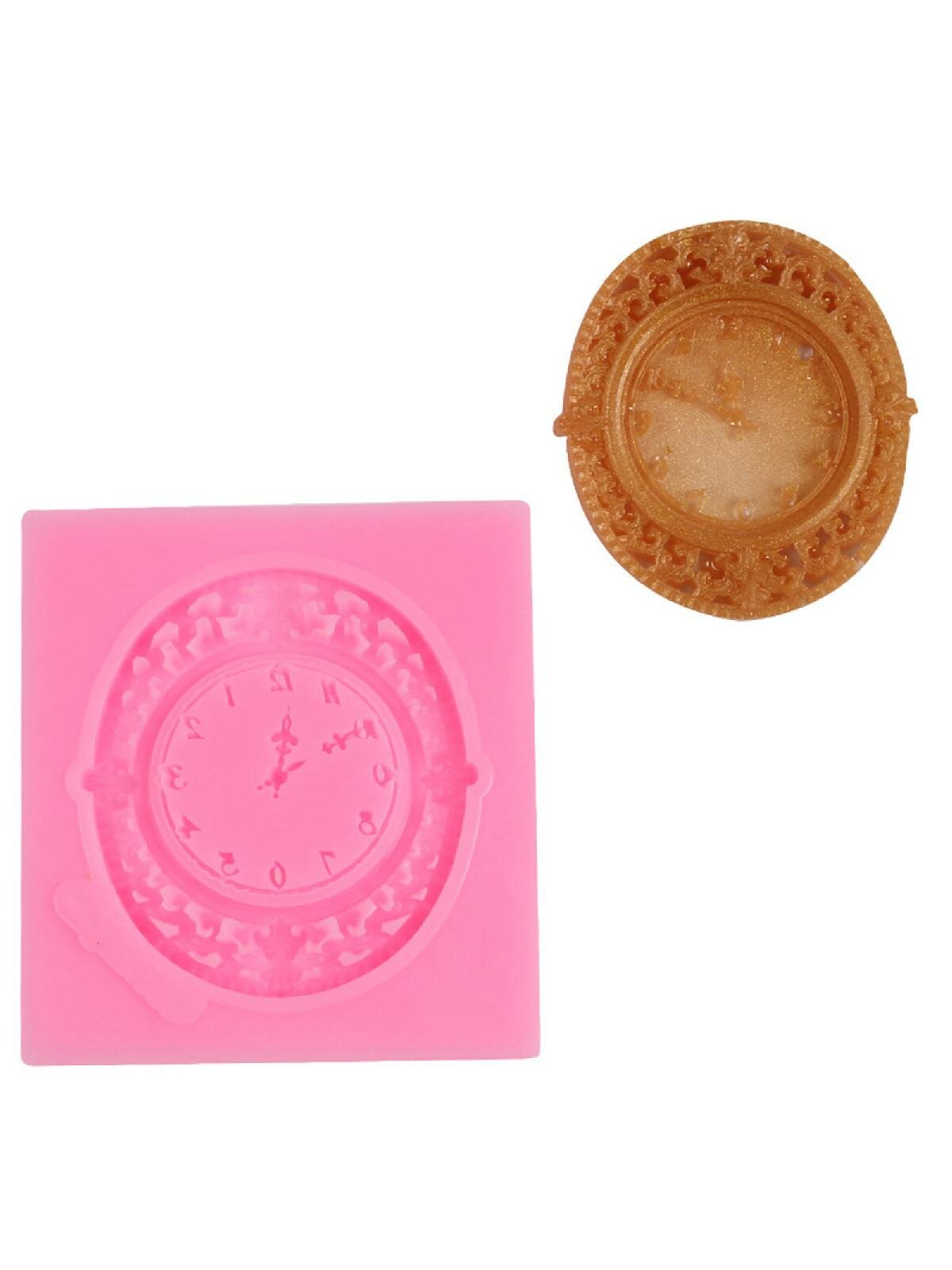 Ретро-часы clock clay гипсовая силиконовая форма