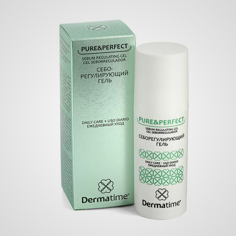 Себорегулирующий гель PURE&PERFECT 50 мл DERMATIME PURE&PERFECT Sebum Regulating Gel Гель 50 мл