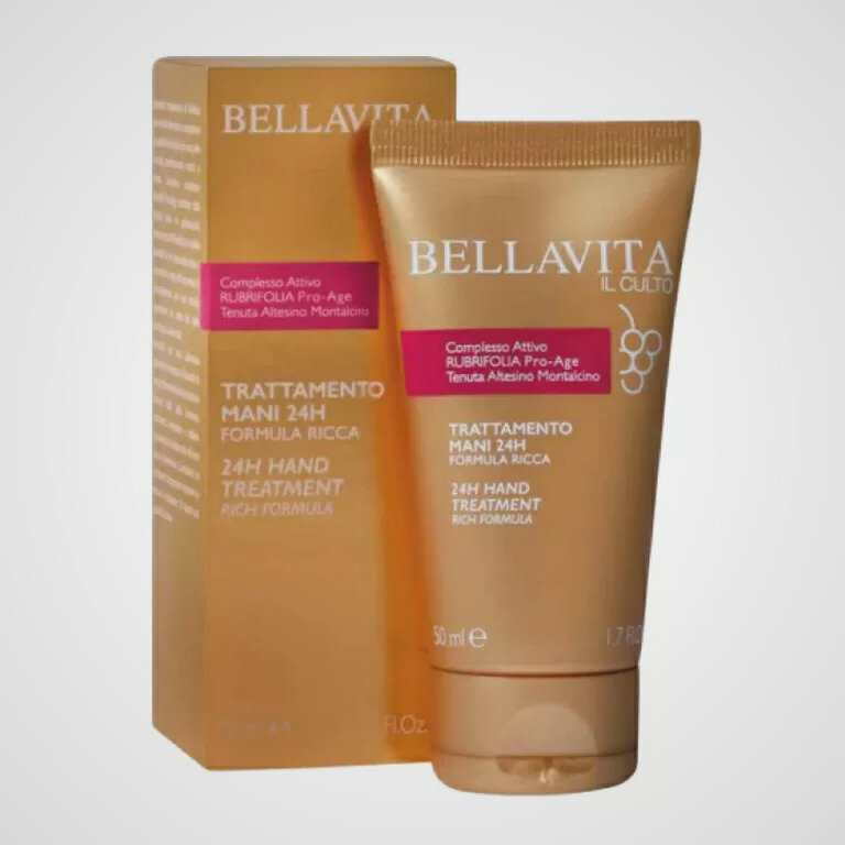 Крем для рук омолаживающий 50 мл BELLAVITA IL CULTO 24H Hand Treatment Крем 50 мл