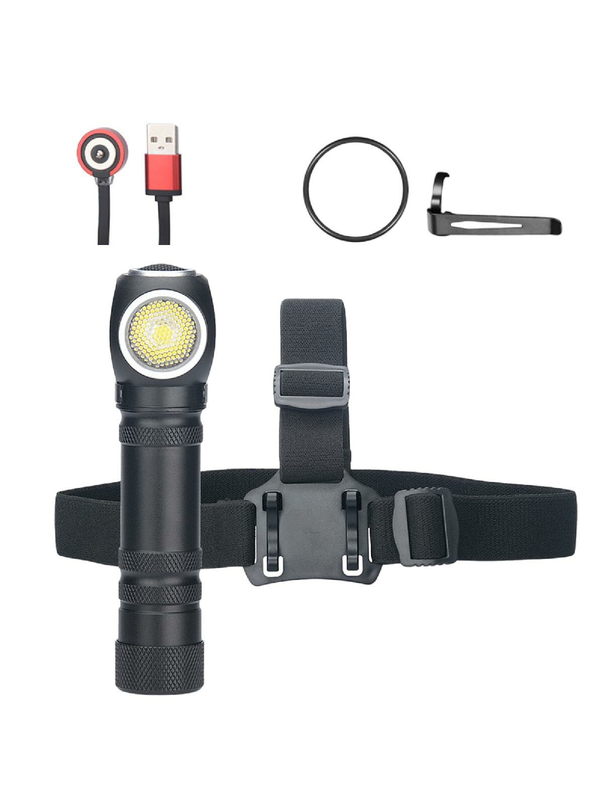 Магнитный перезаряжаемый фонарик, фара двойного назначения