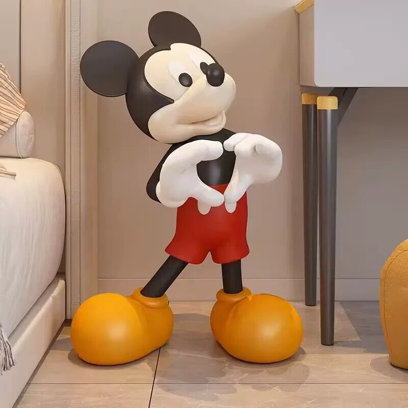 Микки в позе сидячей, украшение для тумбы под телевизор, декор для гостиной, офиса, настольные украшения, декор для