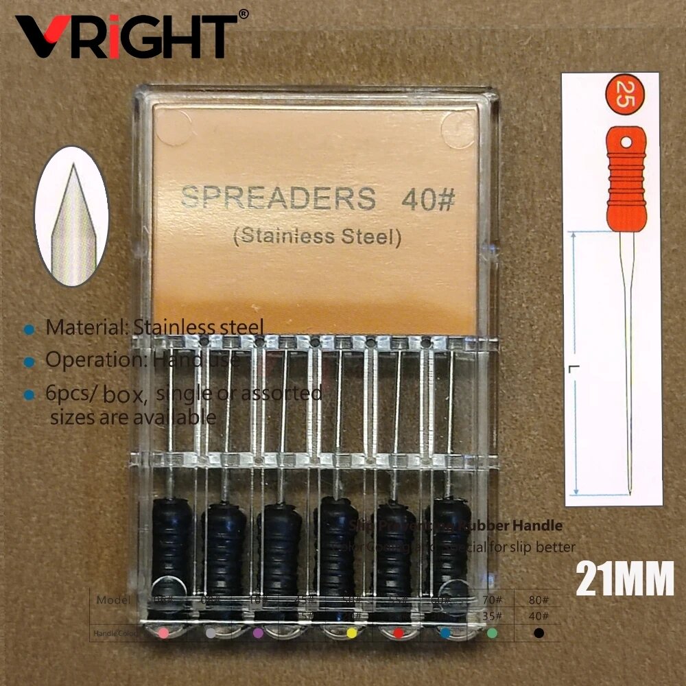 Стоматологические разбрасыватели из нержавеющей стали lzvine Spreaders-21MM-40