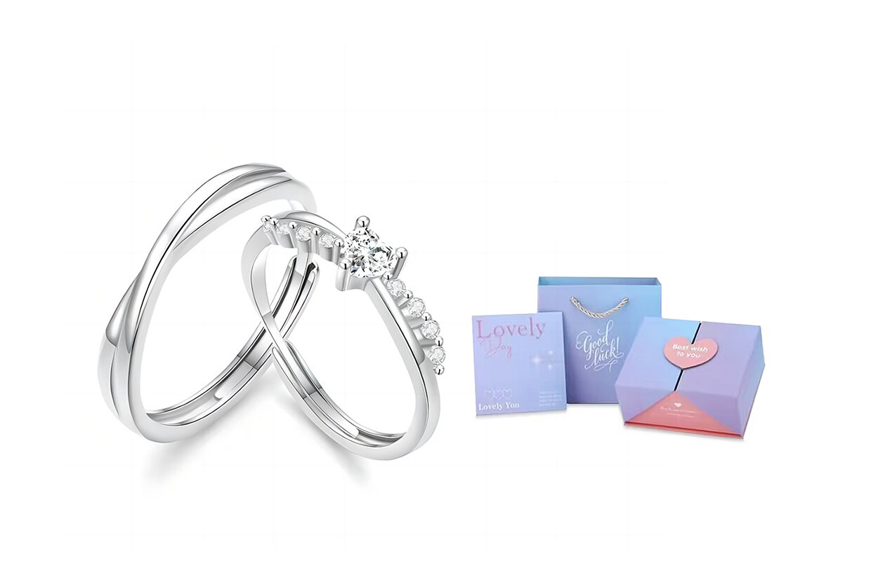 Кольцо переплетенное, искусственный камень