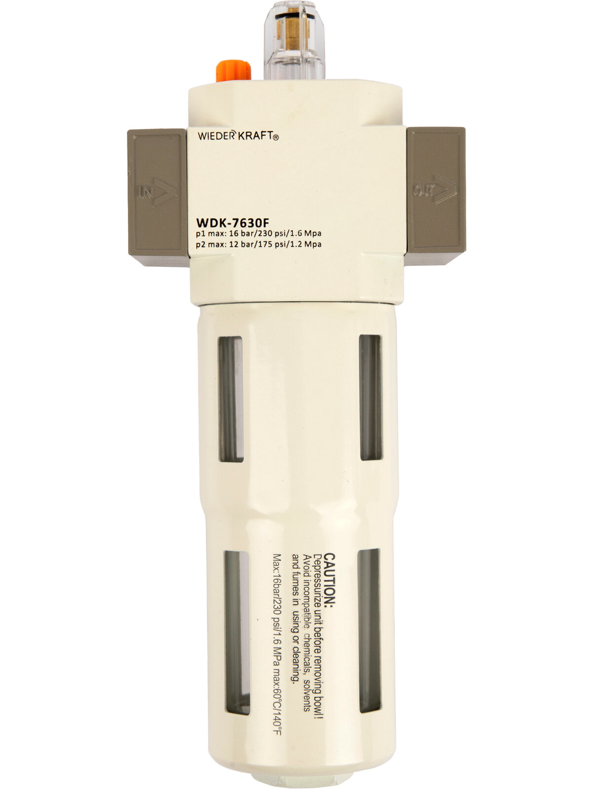 Лубрикатор WIEDERKRAFT WDK-7630F для пневмосистем, 3/8", 16 Бар