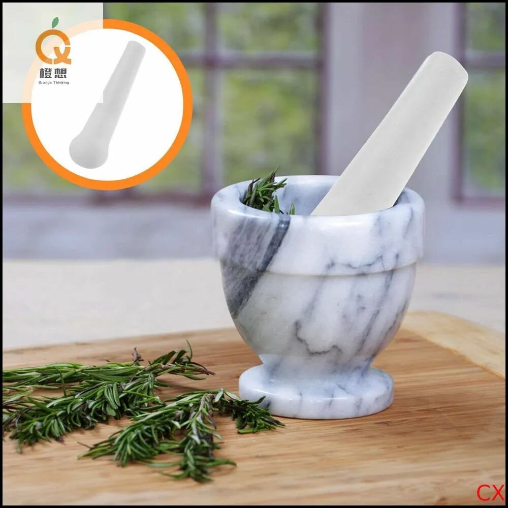 Ступка с пестиком, Керамика, 10 см, 0 мл, 1 шт