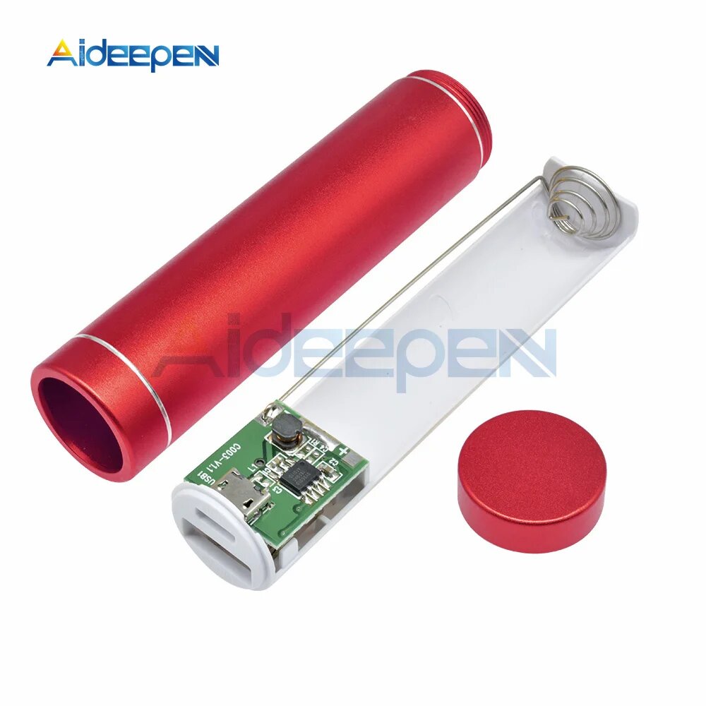 Aideepen USB LED Pen Light, Red