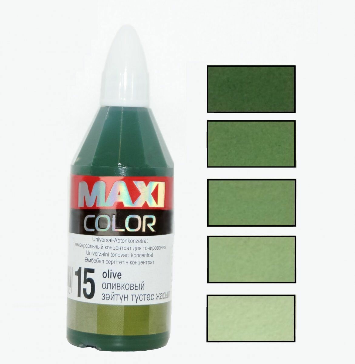 Колер Maxi-color, Универсальный концентрат для тонирования №15 Olive (оливковый) 40 мл