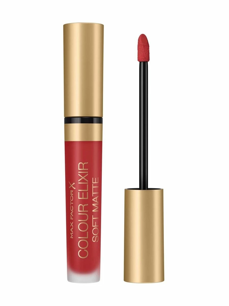 MAX FACTOR Губная помада Colour Elixir Soft Matte жидкая, 4 мл, 030 Crushed Ruby