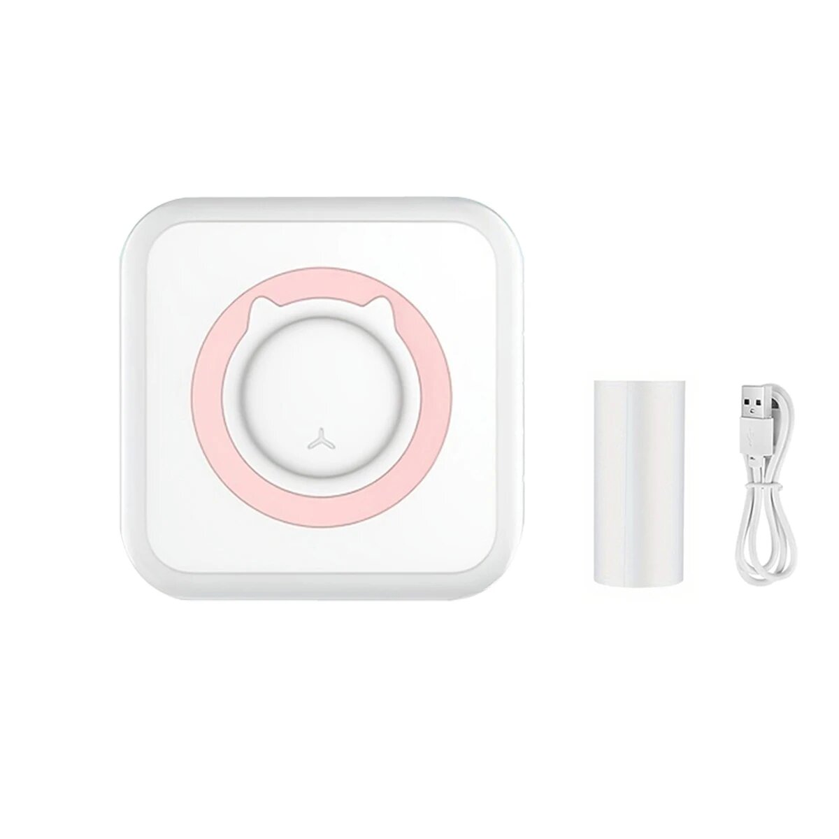 Портативный карманный принтер Lefuxin для iPhone и Android Розовый, C15-Pink