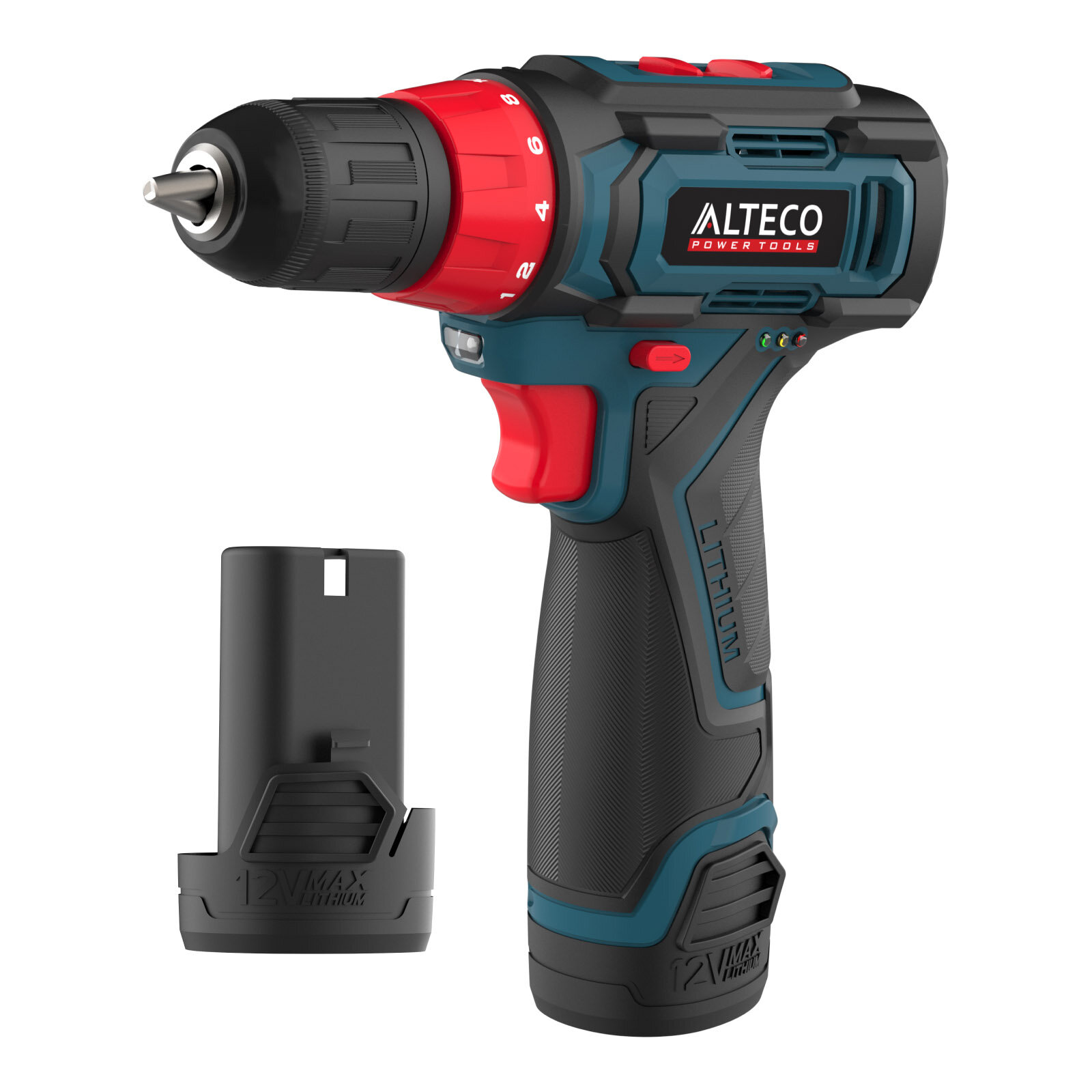Аккумуляторная дрель шуруповёрт ALTECO CD 12-23 X2 (78072)