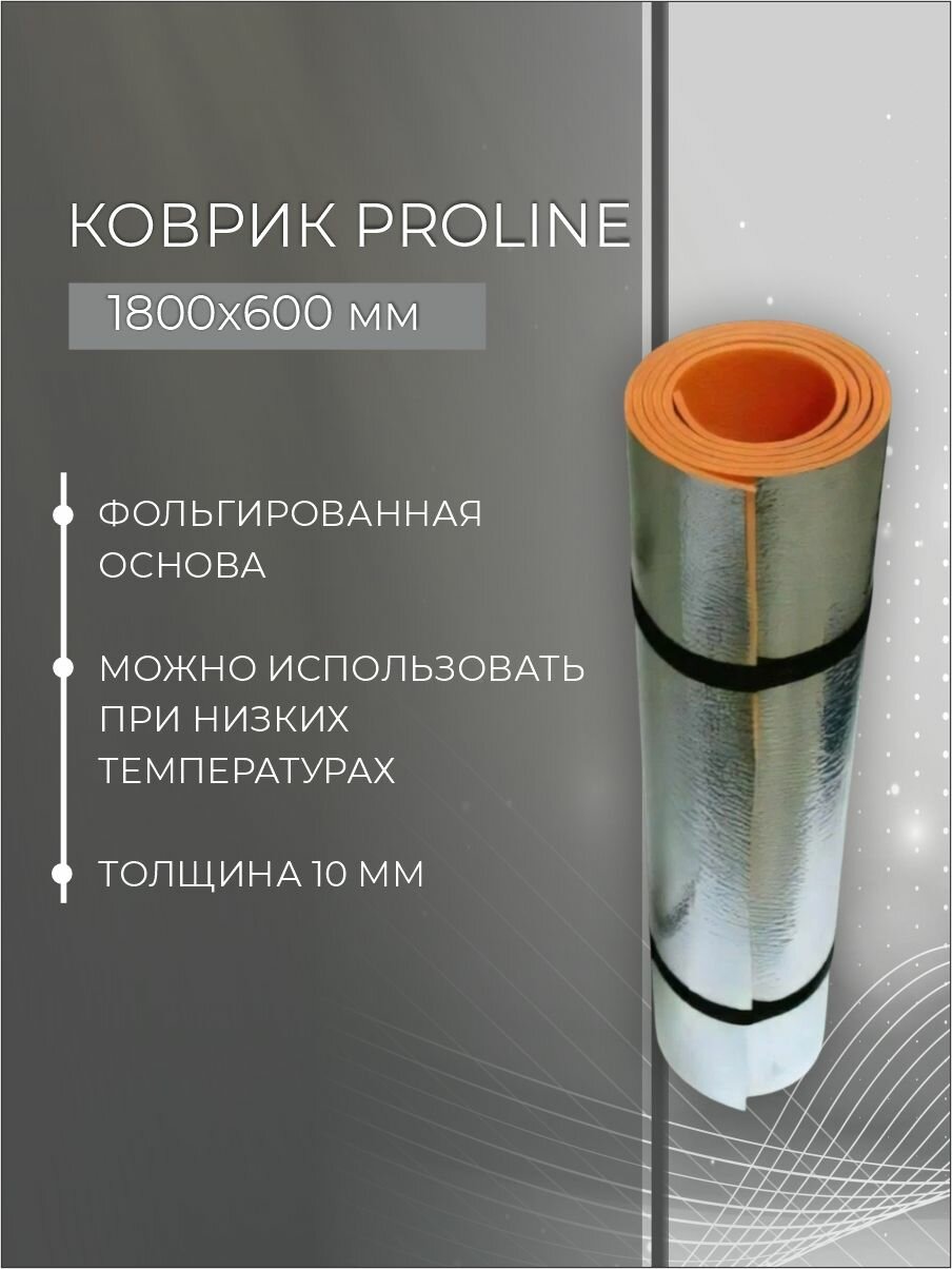 Коврик Proline фольгированный 1800х600х10мм