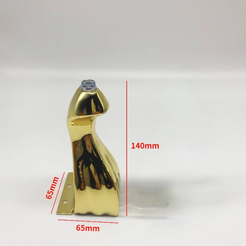Металлические ножки для стола, Нескользящие железные аксессуары для выравнивания стола golden 140mm