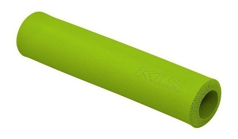 Грипсы KLS SILICA 130мм, силикон, зеленый