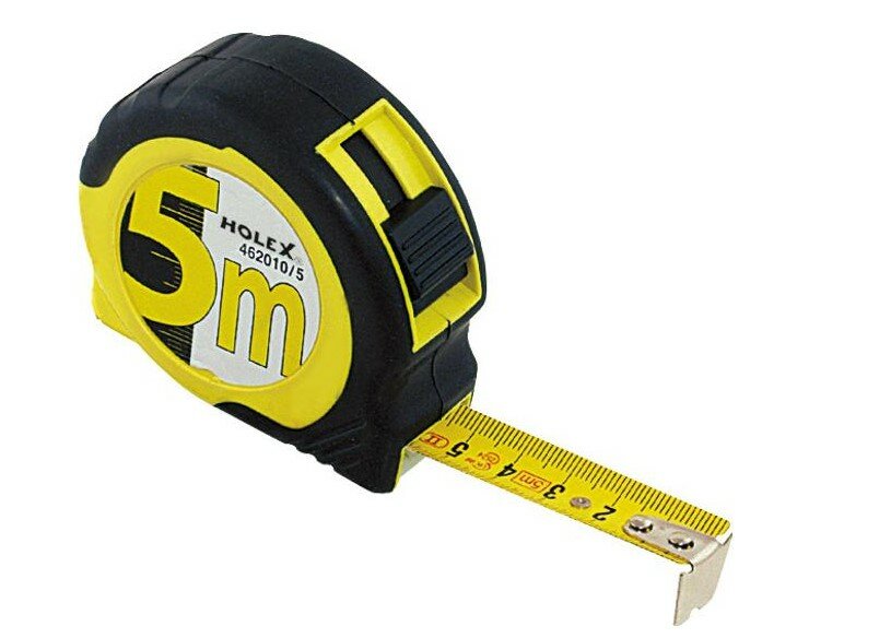 HOLEX C050300165 Рулетка 5м в=19мм пластик. корпус (в госреестре СИ)