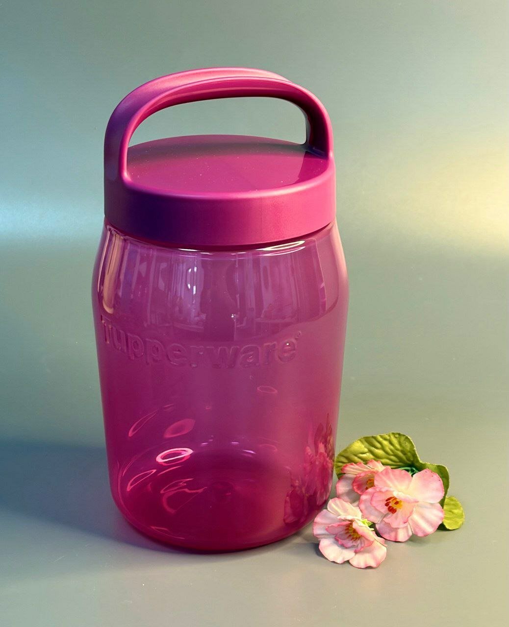 "Чудо-Банка" 1.5 л с ручкой , сиреневая . Tupperware