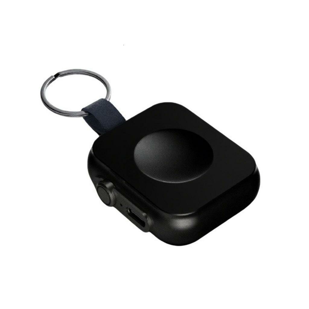 Мини-аккумулятор с беспроводной магнитной зарядкой для умных часов, Черный