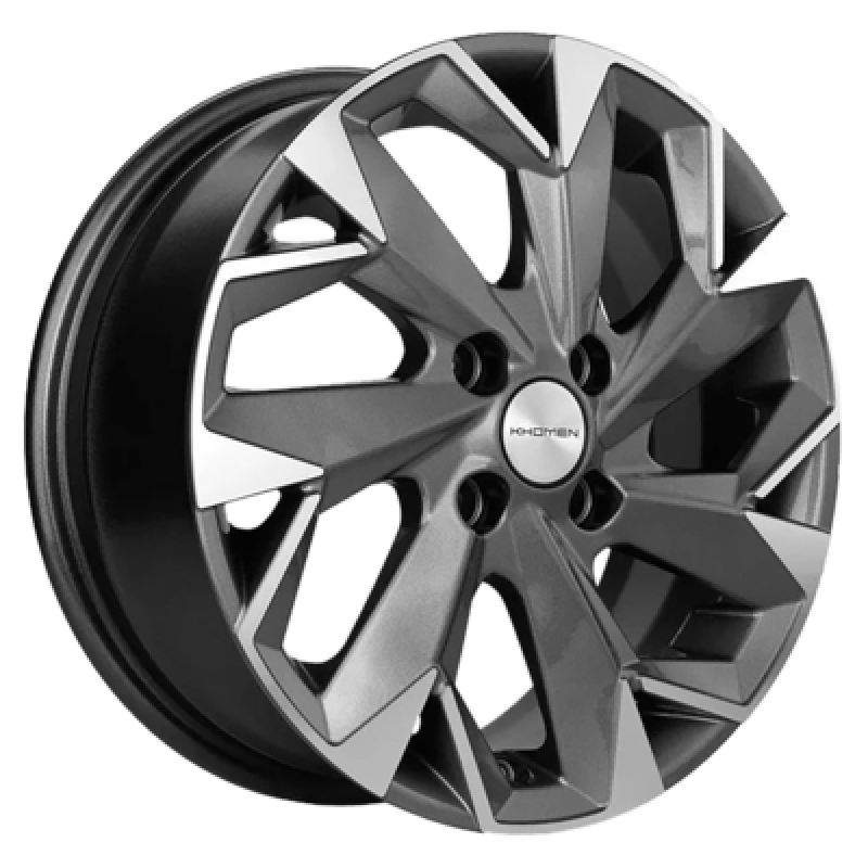 Диск колесный Khomen Wheels KHW1508 (XRay) 6,0x15 4x100 Dia60.1 ET40 цвет Gray-FP
