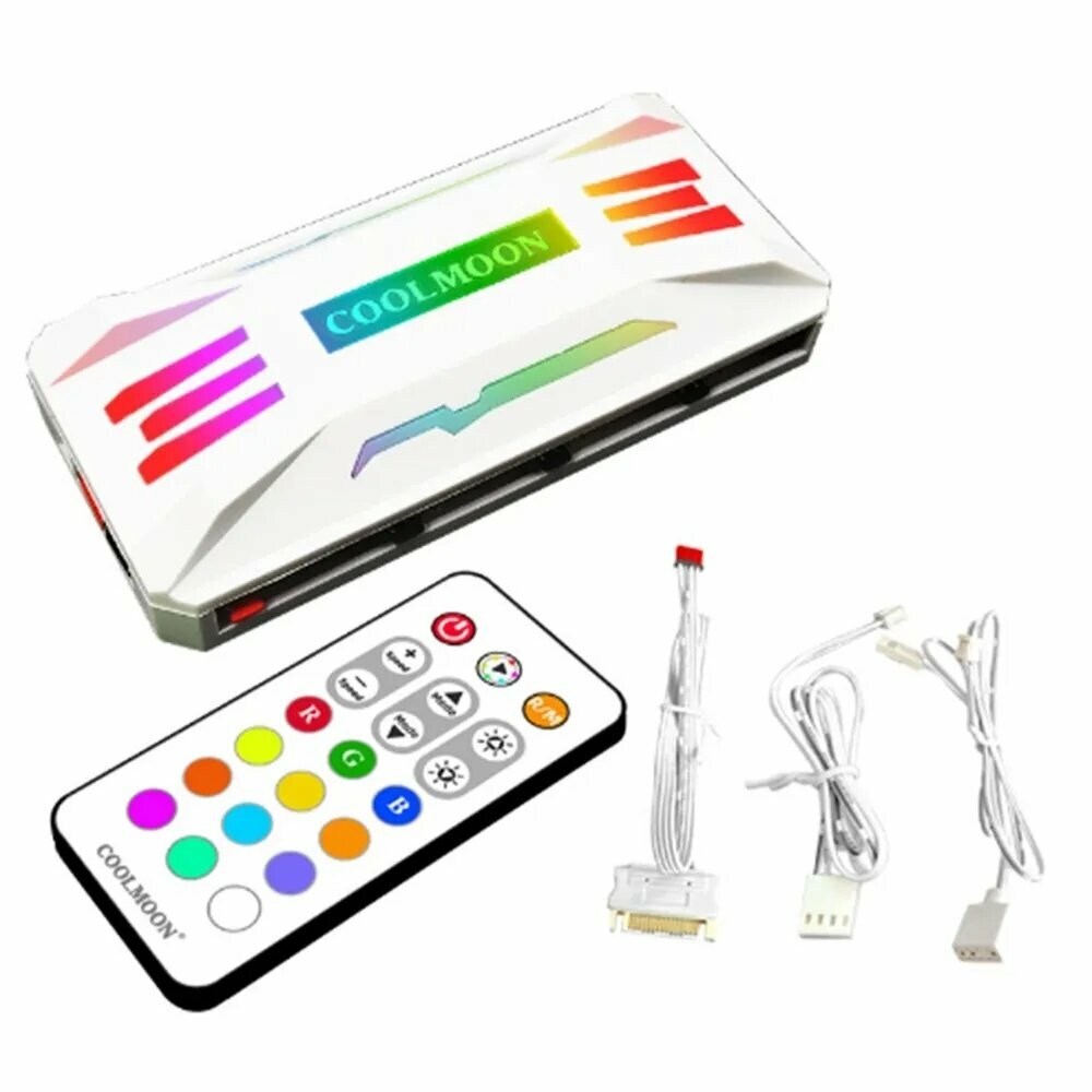 COOLMOON RGB Контроллер ARGB Охлаждающий Вентилятор Умный Пульт Дистанционного Управления