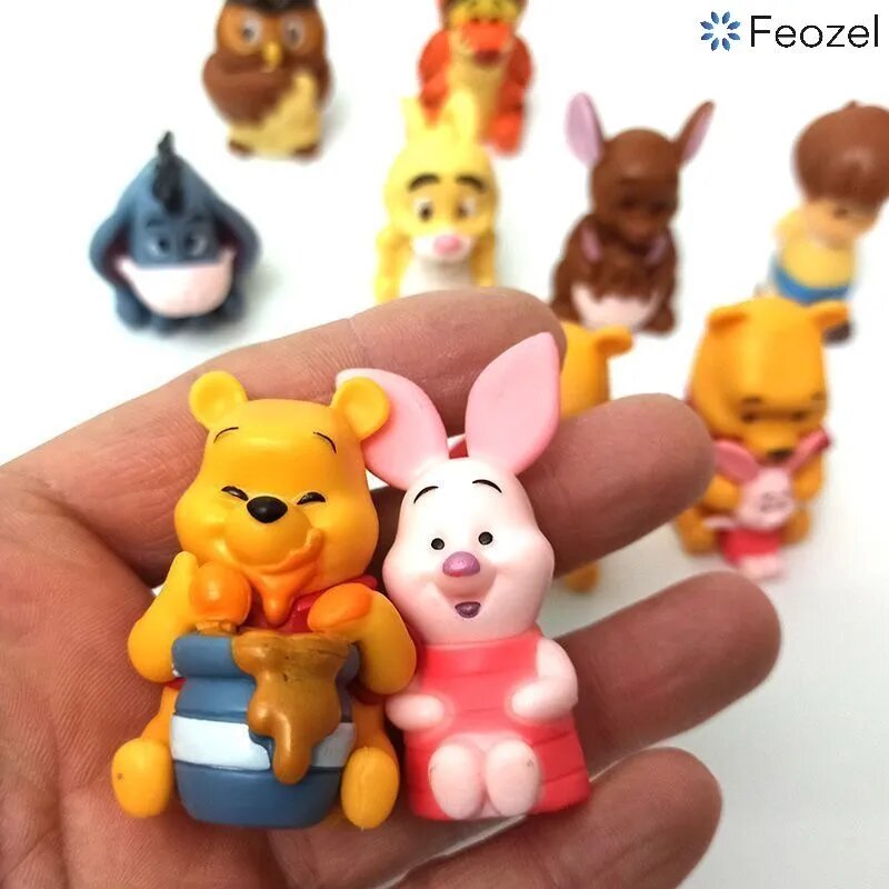 Набор фигурок Disney Винни Пух и друзья, ABS пластик, 10 шт, 5 см