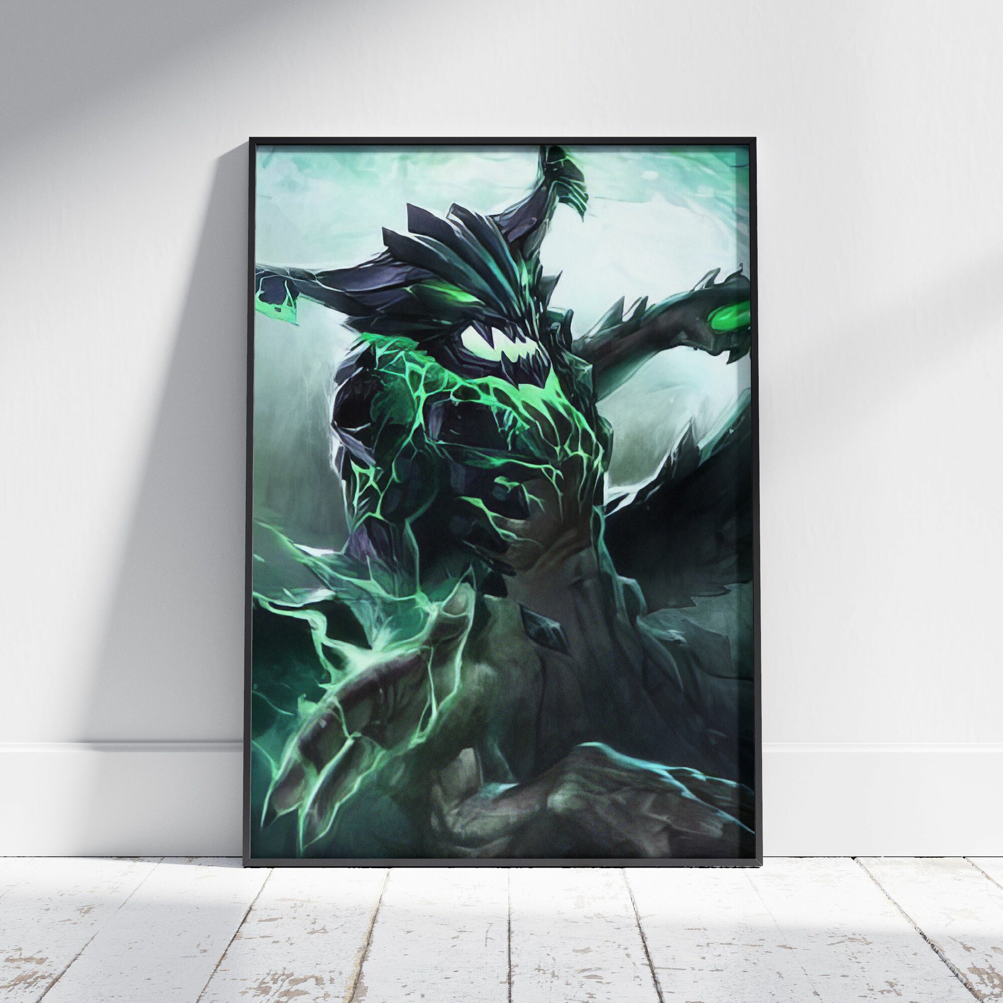 Плакат на стену для интерьера Dota 2 (Outworld Destroyer) - Постер по игре формата A4 (21х30 см)