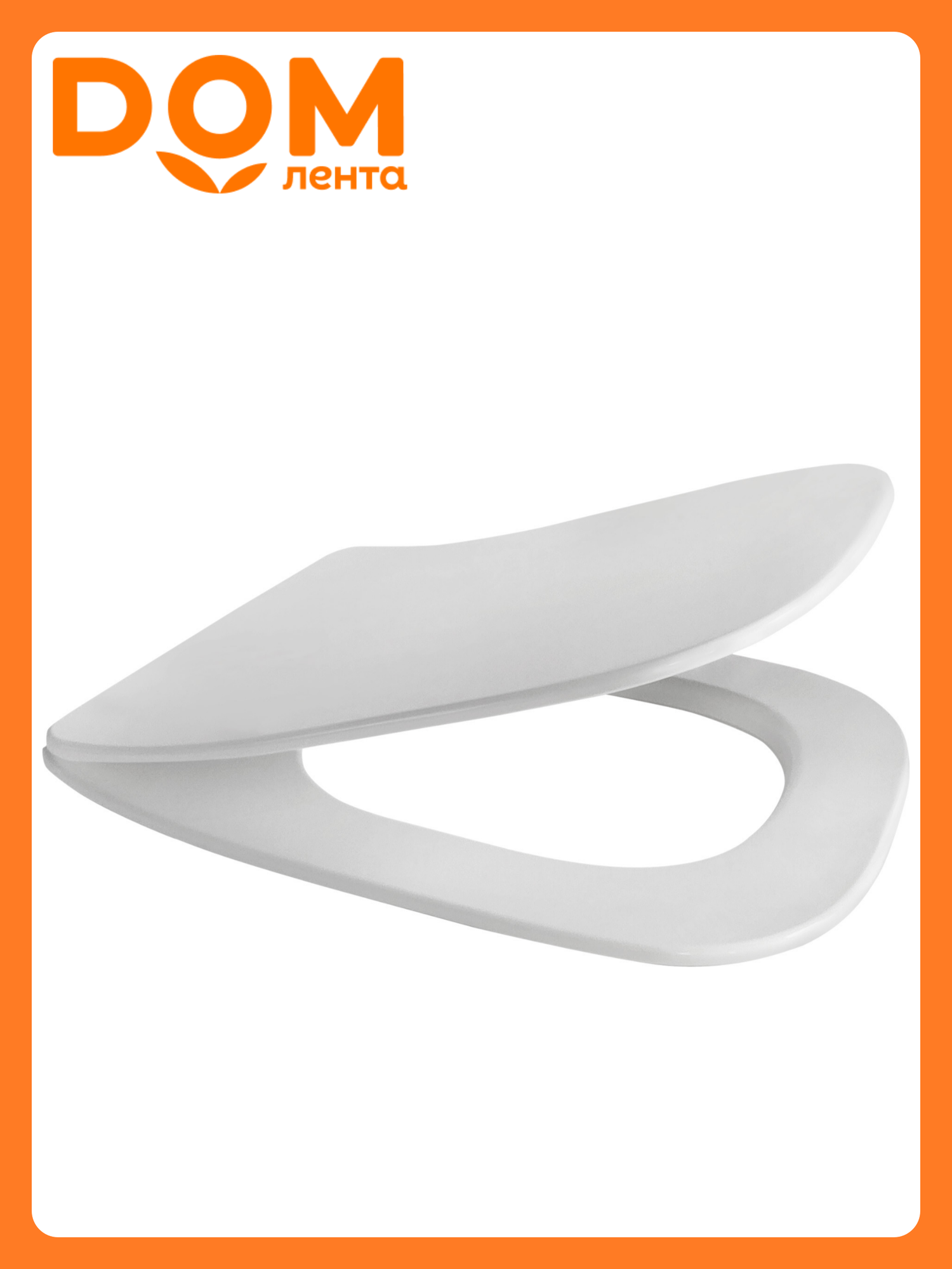 Сиденье для унитаза Gap Slim SO дюропласт микролифт белый