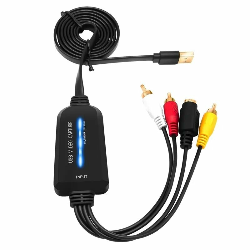 Карта видеозахвата USB 2.0 Одноканальная карта USB-захвата Устройство захвата ви