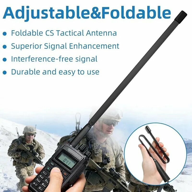 2 шт. двухдиапазонные VHF/UHF антенны с высоким коэффициентом усиления для Baofeng UV-5R UV-82