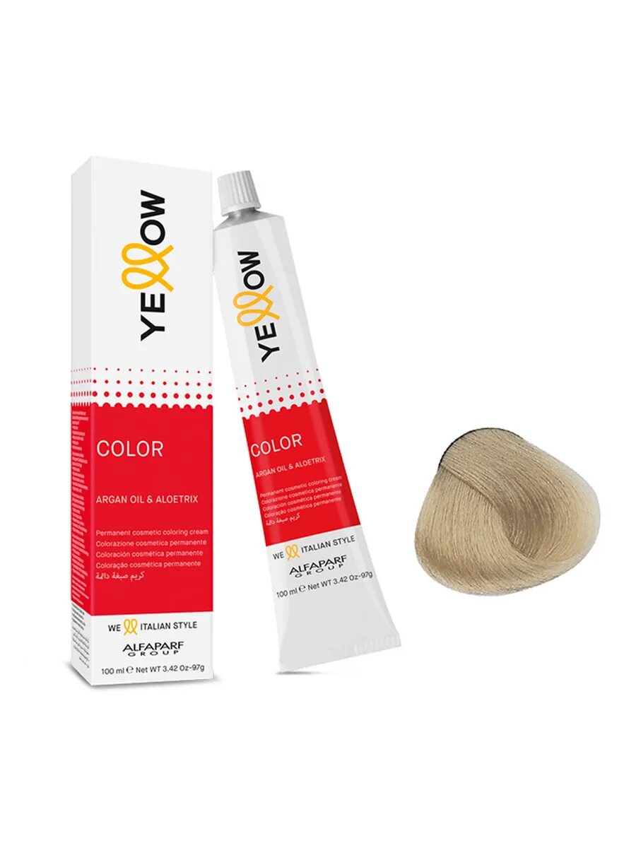 YELLOW PROFESSIONAL Ye Color Permanent Coloring Cream 100 мл