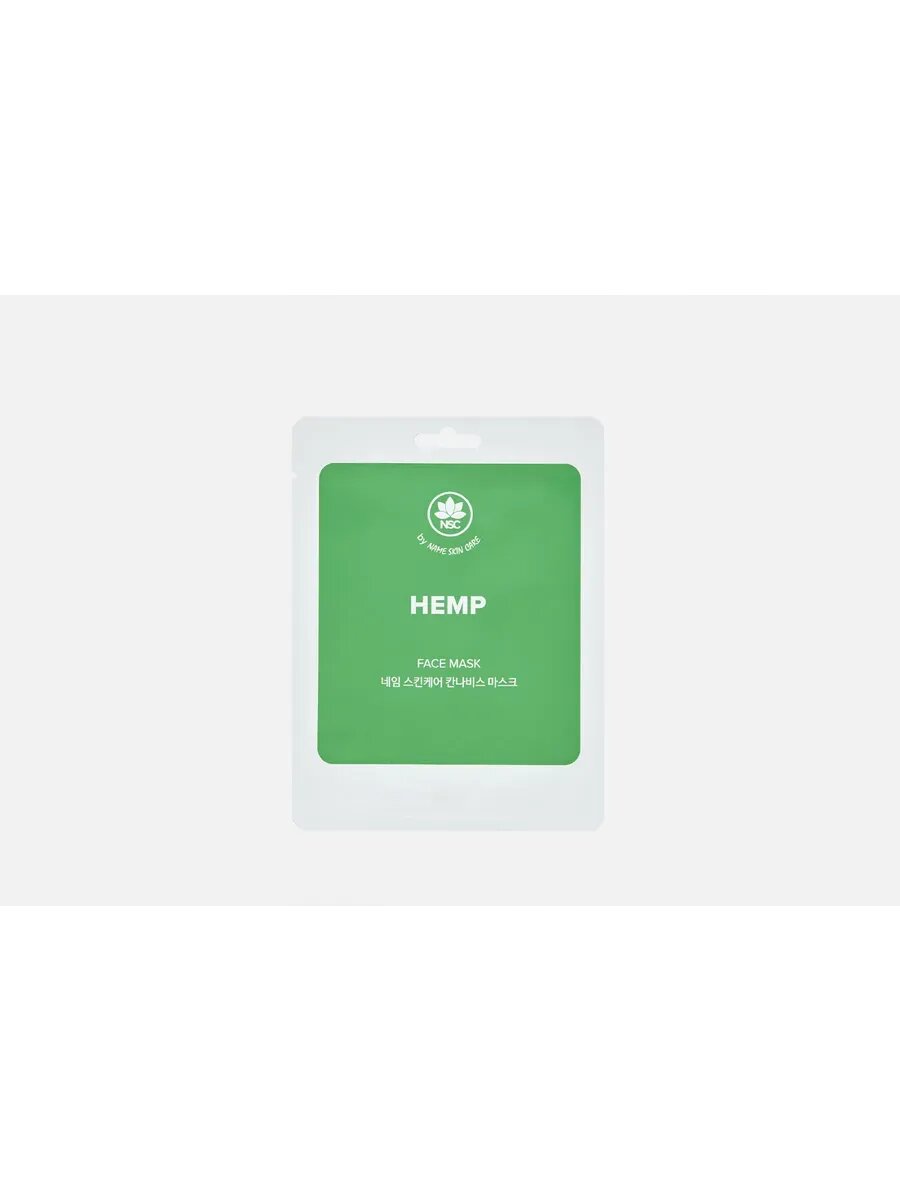 NAME SKIN CARE Sheet Face Mask HEMP Тканевая маска дл