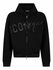 Худи DSQUARED2, размер 48, , черный