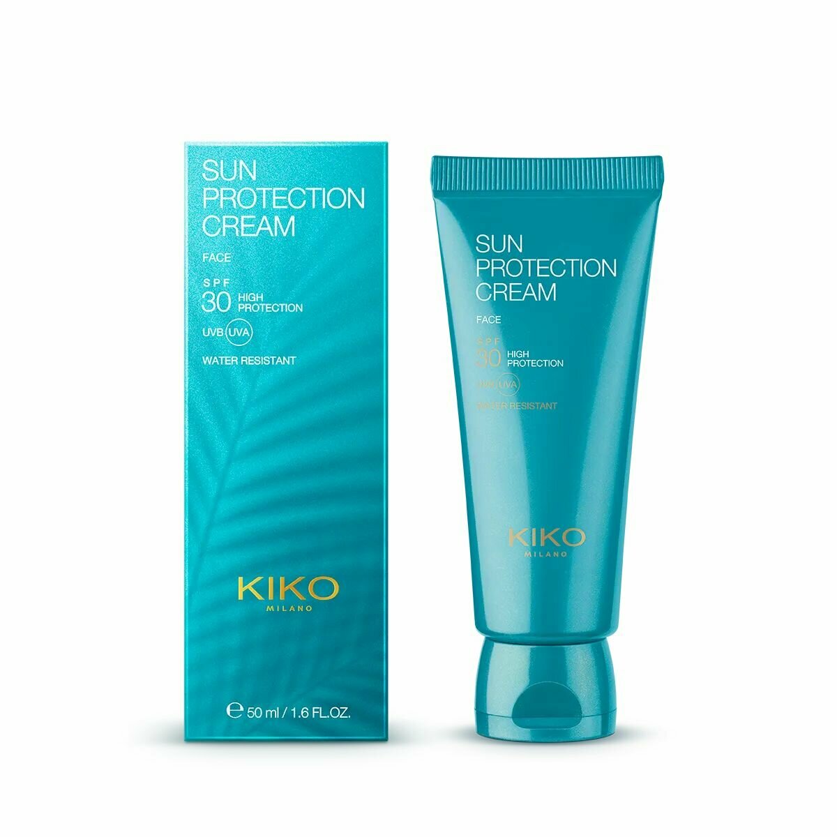 KIKO MILANO Увлажняющий* солнцезащитный крем для лица с SPF 30 и гиалуроновой кислотой. Защищает от UVA и UVB лучей sun protection cream spf 30 50мл