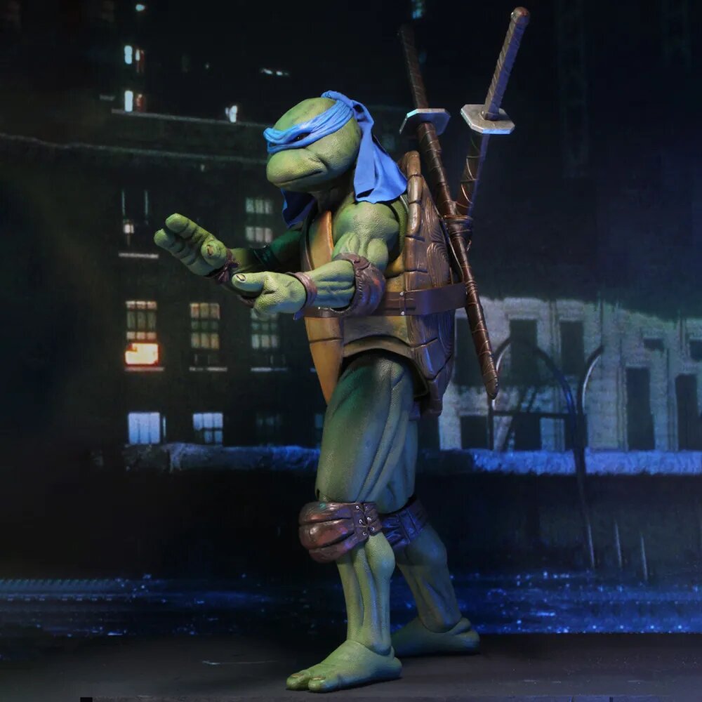 Экшен-фигурка Teenage Mutant Ninja Turtles / Черепашка ниндзя Леонардо 1990г 18см