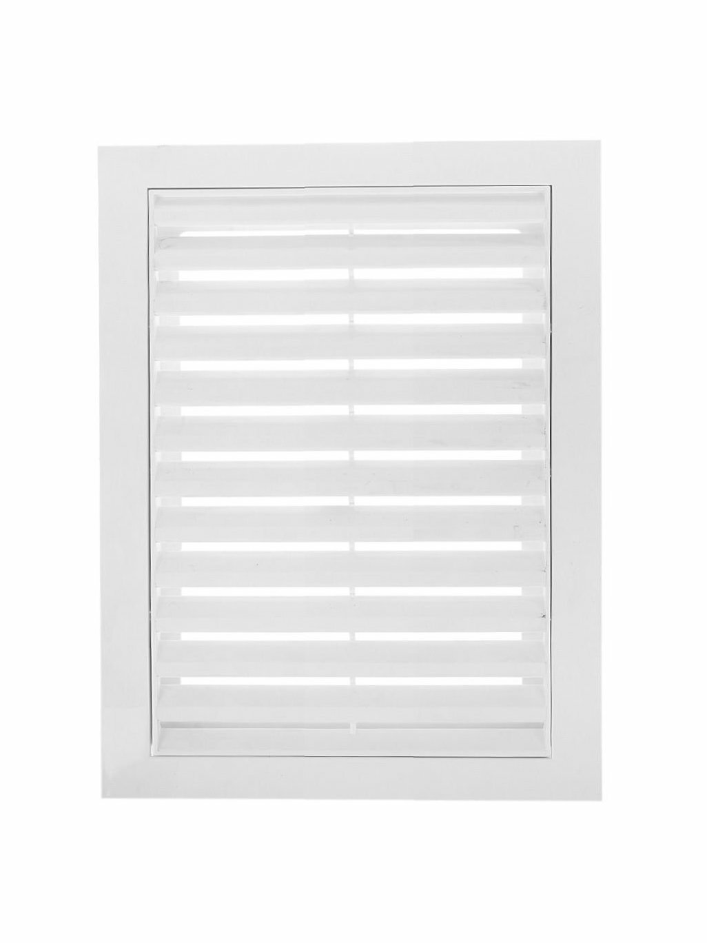 Решетка вентиляционная Event МД2232, пластиковая, усиленная, 220х320 мм, белая, наклонные жалюзи, производство Россия