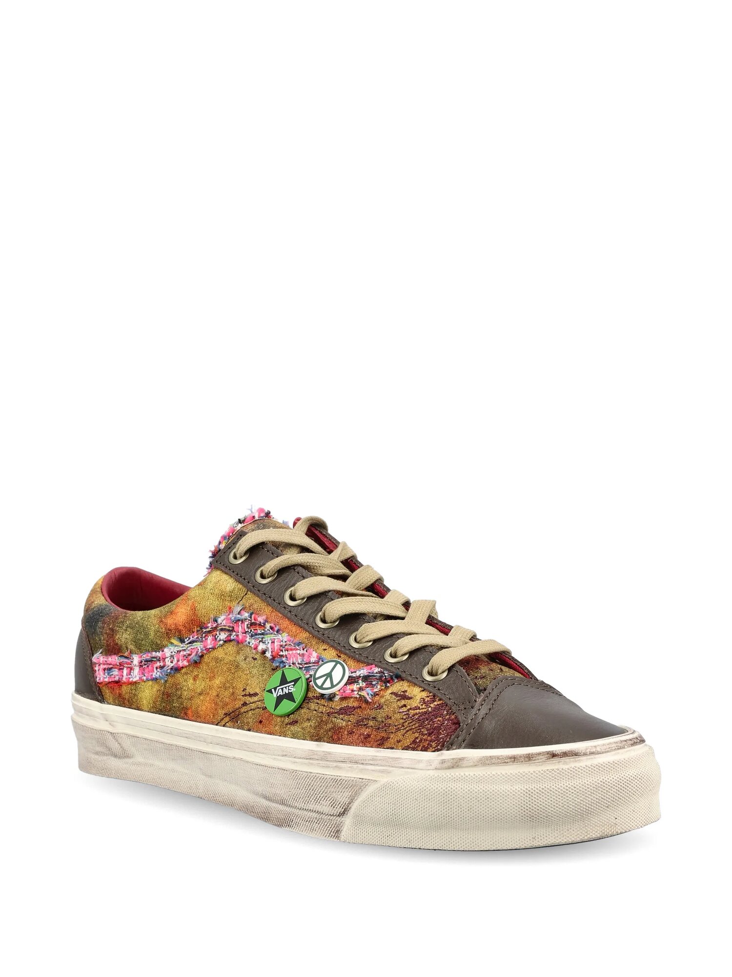 Кроссовки VANS Old Skool Warm Brown, размер 10,5 US, коричневый/серый/оранжевый — фото 1