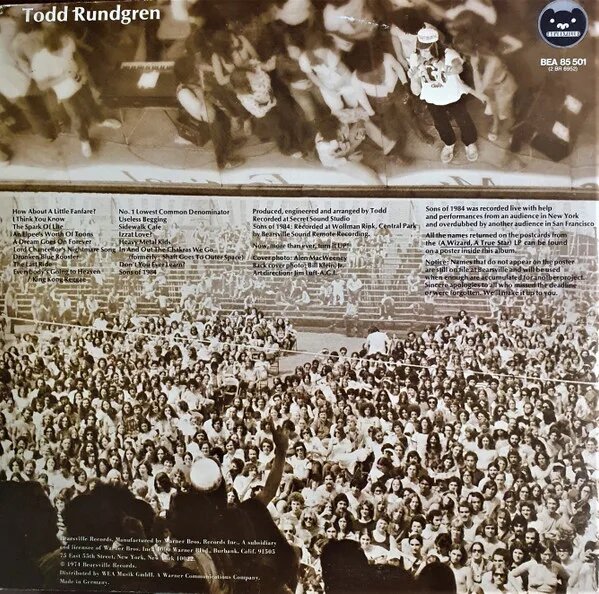 Todd Rundgren - Todd 2LP EX — фото 1