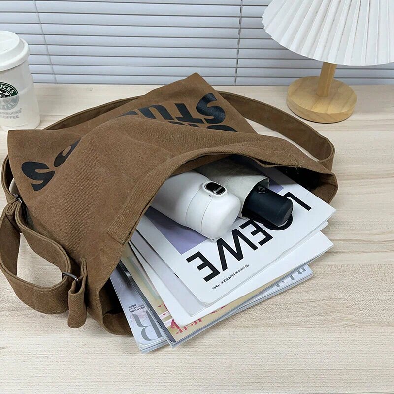 Сумка Disparo Disparo Crossbody, холст, зеленая, коричневая, женская — фото 1