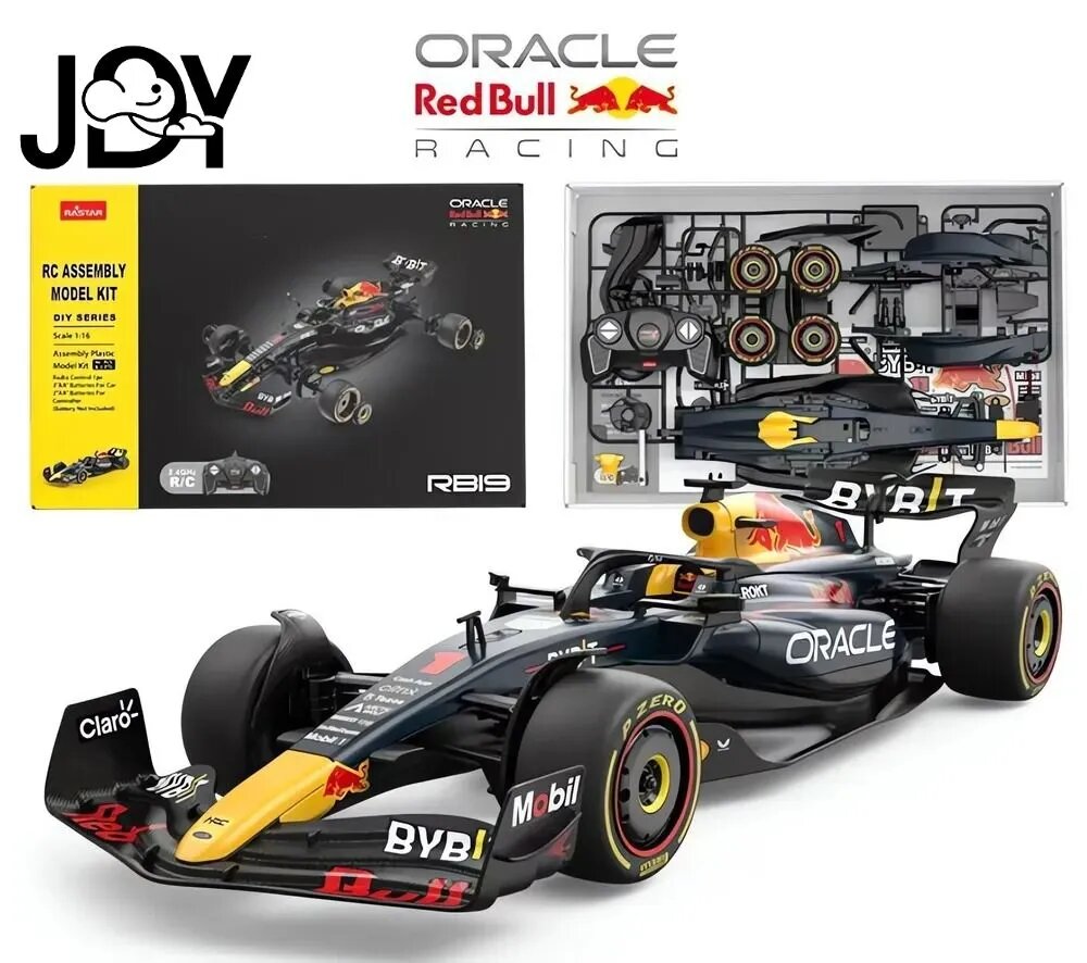 Радиоуправляемая сборная модель болида Формулы-1. RASTAR. Ред Булл "Red Bull" RB-19 № 1 Макс Ферстаппен (Масштаб 1:16)