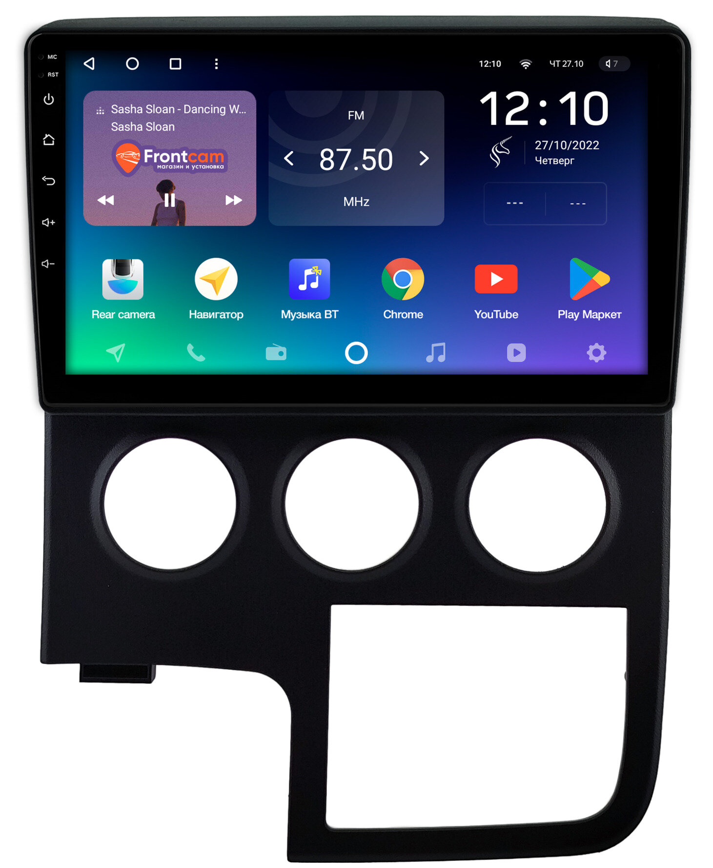 Штатная магнитола Teyes SPRO PLUS 4/64 10" RM-10-0886 Toyota Hiace (H300) (2019-2026) (руль слева) Android 10 (4G-SIM, DSP, IPS)