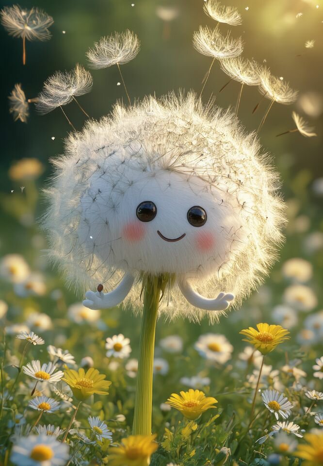 Алмазная Мозаика "Одуванчик" 30х40 См Алмазная Вышивка / Картина Стразами Подарков / Украшения