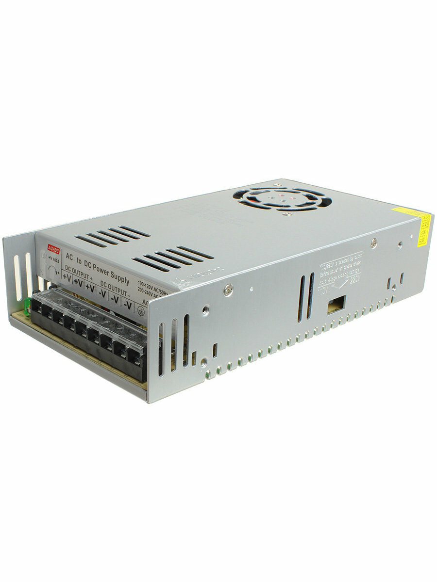 Блок питания 12В 25А, металл Power Supply