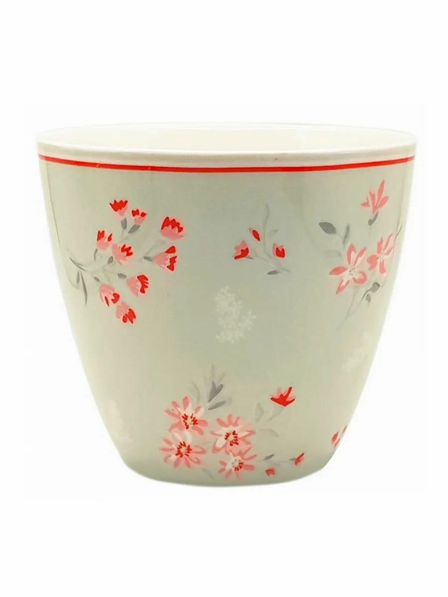 Стакан Greengate Emberly pale grey, фарфор, 300 мл.