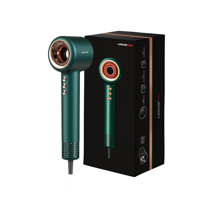 Фен унисекс Lansam LS 6001A 1400W, безлопастной