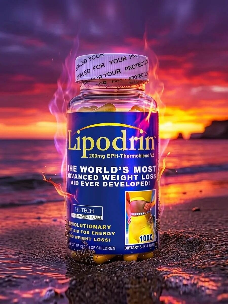 Lipodrin жиросжигатель Липодрин, 100 капсул