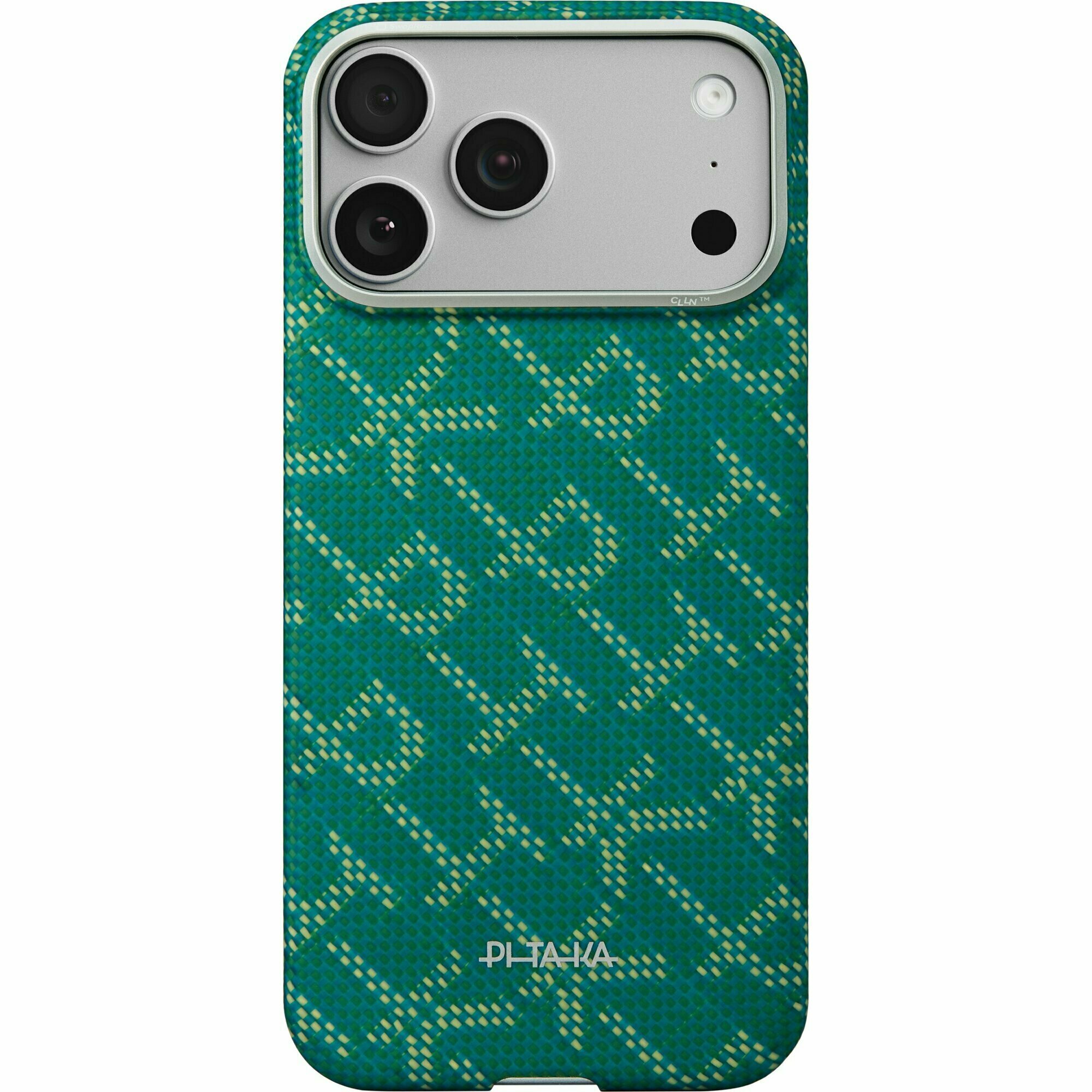 Чехол Pitaka Monogram Ultra Slim Case для iPhone 17 Pro Gold/Green (PitaTap)