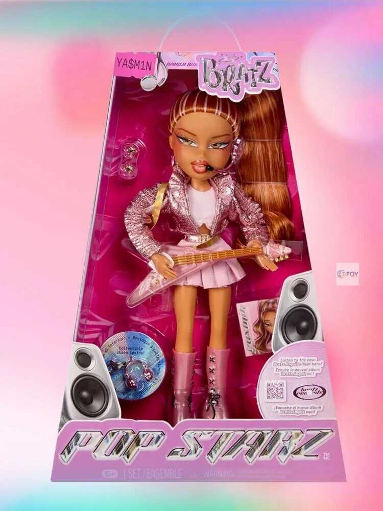 Bratz Pop Starz Yasmin , 2026 Новая модная кукла, детская игрушка-подарок