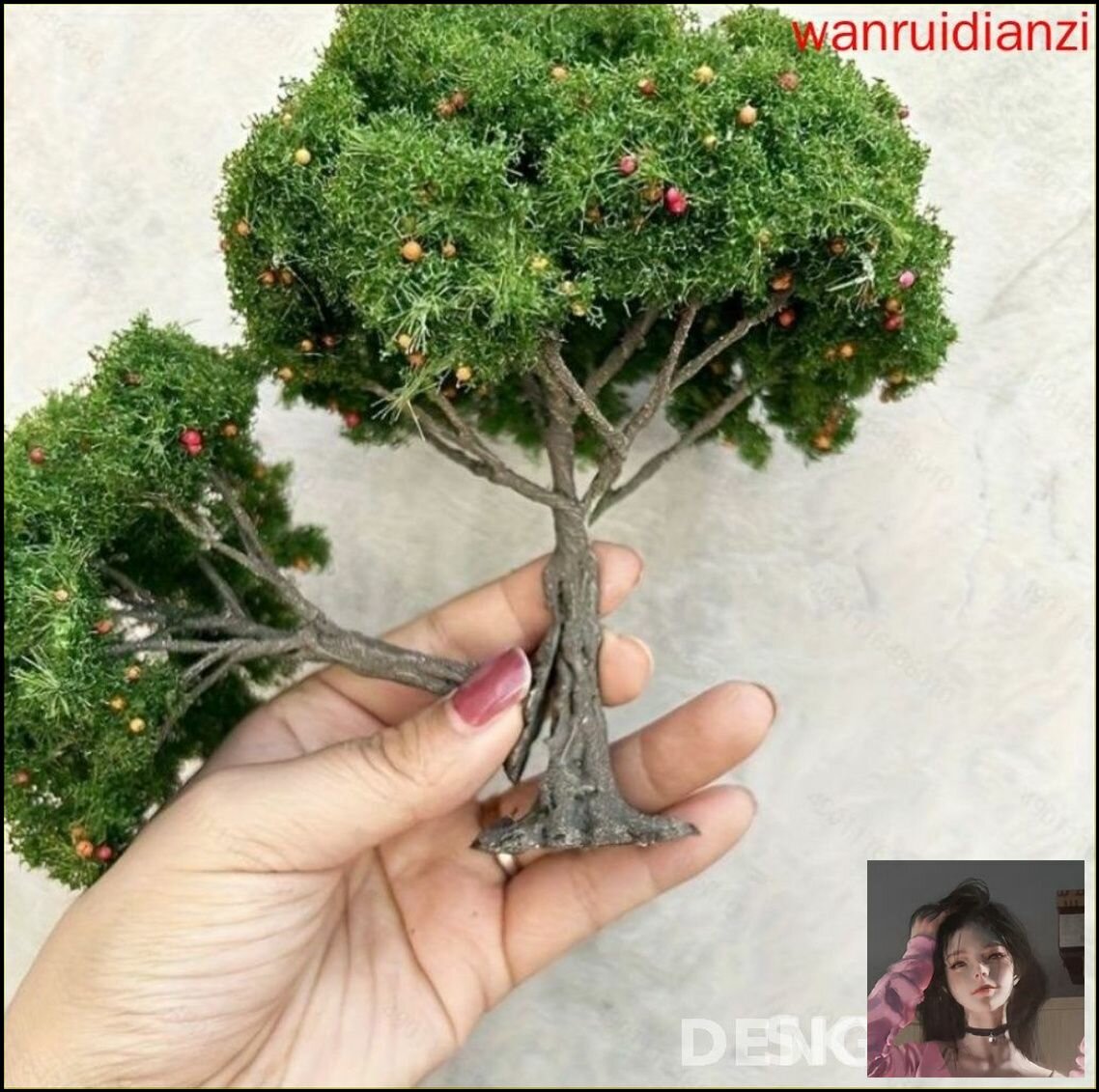 1pc15cm Ho Масштабная имитационная линия древовидная модель здания, древовидный макет железной дороги